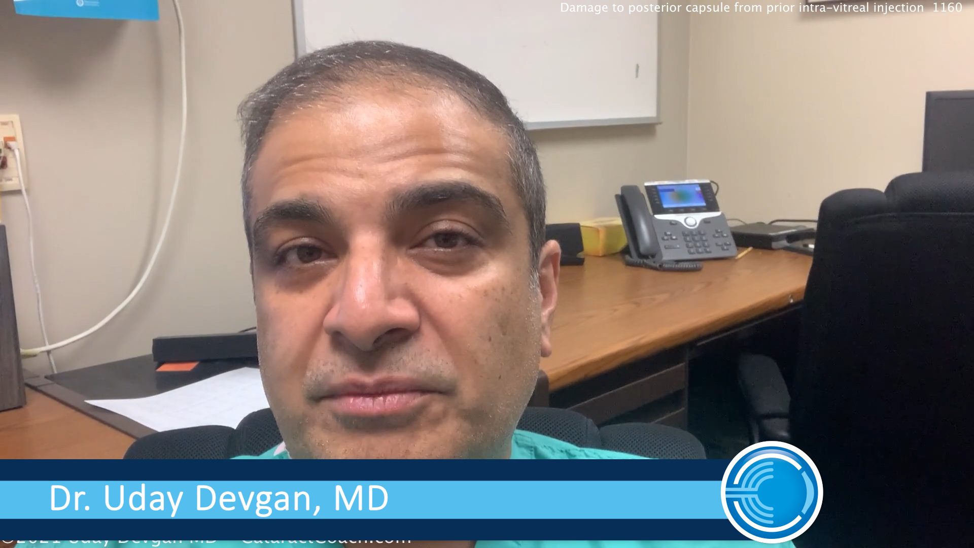 Cataract Surgery after lens trauma from Intravitreal Injection | Dr ...